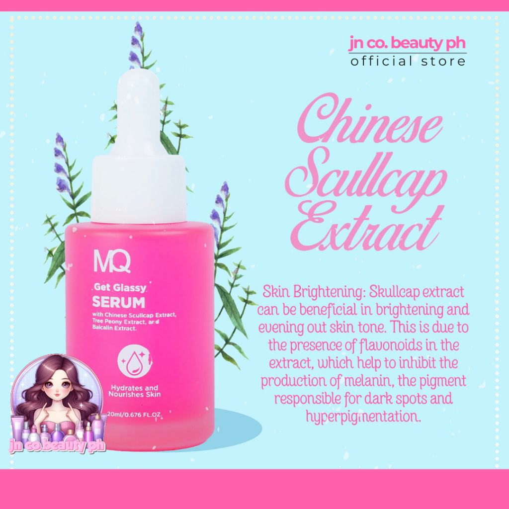 MQ Cosmetics Get Glassy Serum 30mL | Brightening Glowing Facial Serum ...