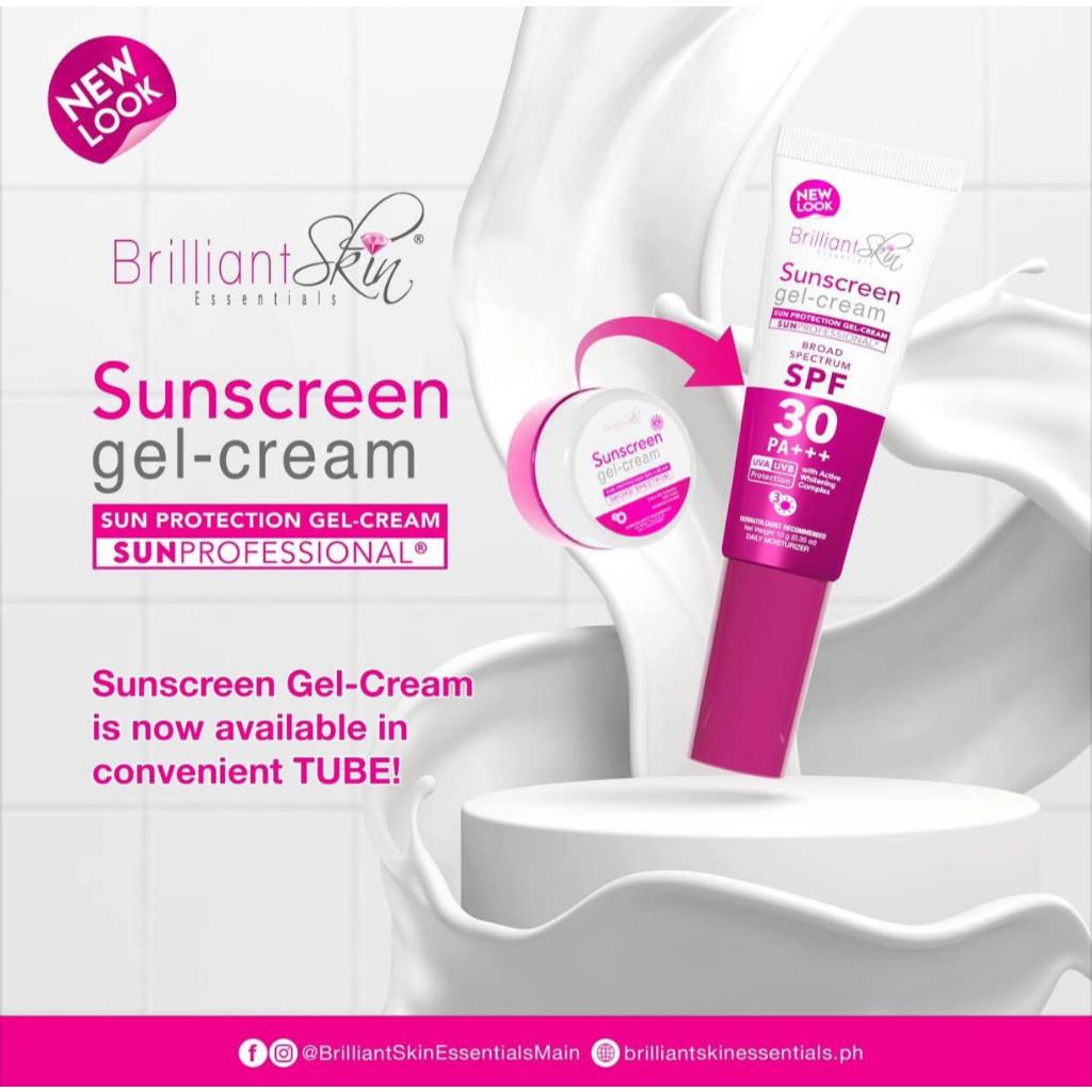 Brilliant Skin Sunscreen Gel-Cream SPF30 10g. | Shopee Philippines