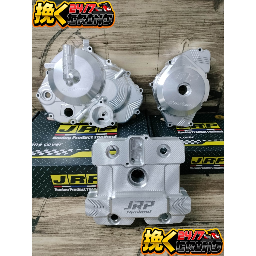 JRP CNC Crank case Cover With Head Cover For Raider 150 CARB | Shopee ...