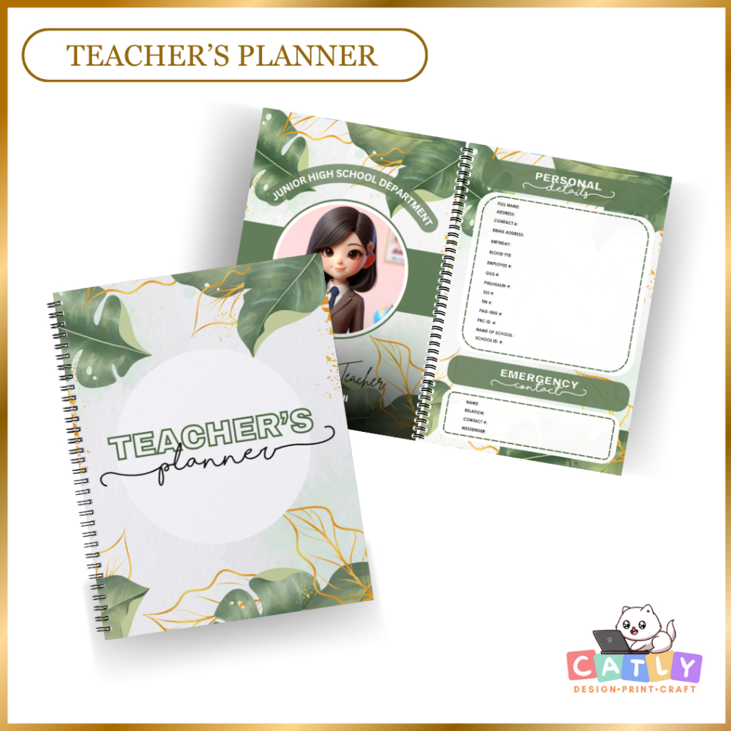 PLANNER 2026 | TEACHER PLANNER | FLORAL NOTEBOOK | CUSTOMIZABLE PLANNER ...
