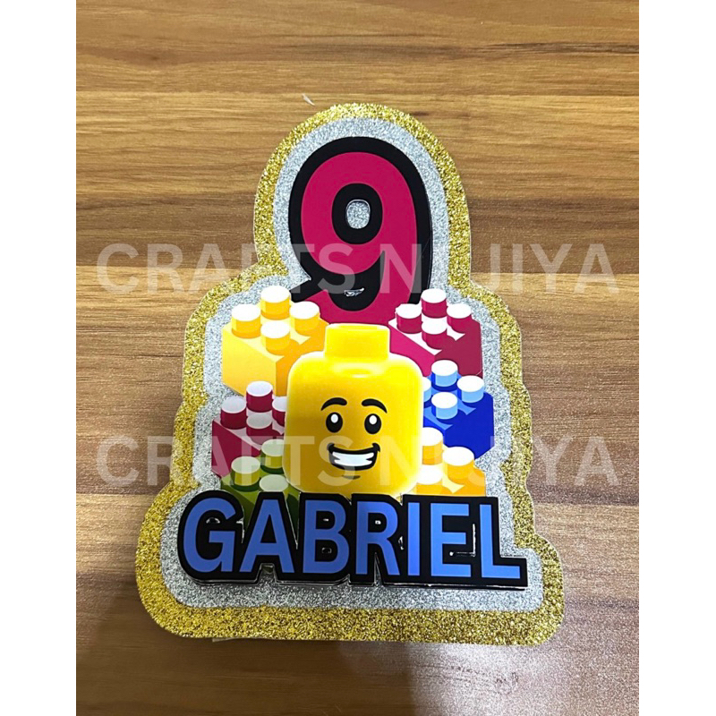 Cake Topper Lego Inspired | Shopee Philippines