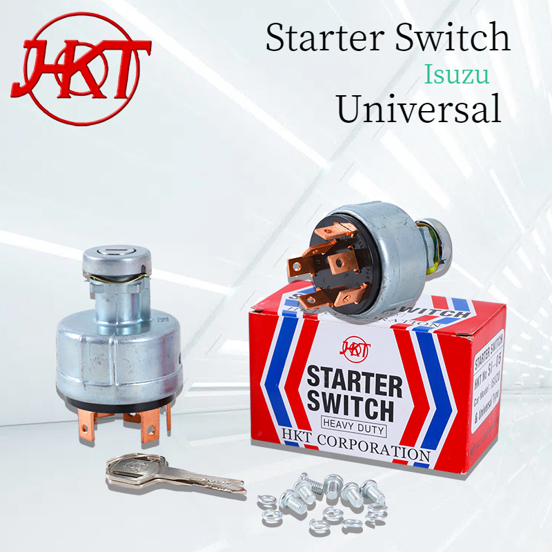 HKT Ignition Starter Switch For Jeep / Isuzu SI-05 Heavy Duty Diesel ...