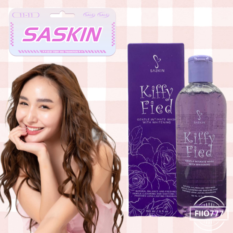 2 PCS SASKIN KIFFYFIED FEMININE GENTLE INTIMATE WASH WHITENING KIFFY ...
