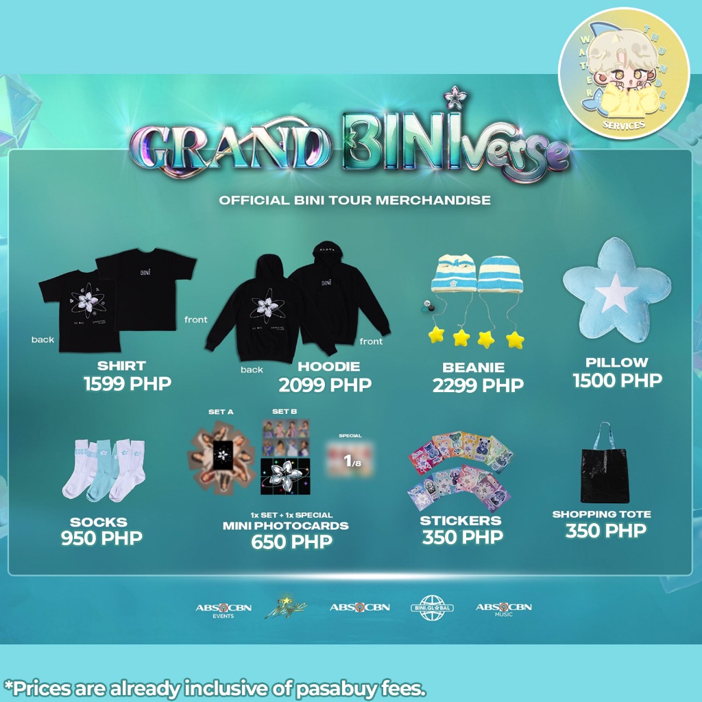 BINI Grand BINIverse Concert Limited Edition MD Merchandise Pasabuy ...