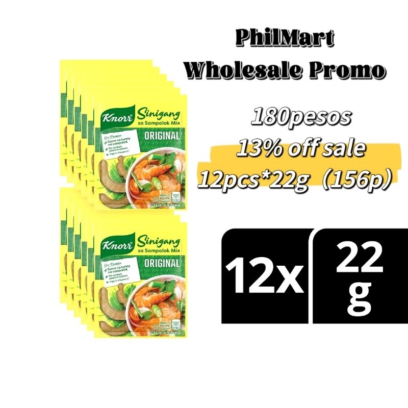 Knorr Sinigang sa Sampalok Original Mix 22g | Shopee Philippines