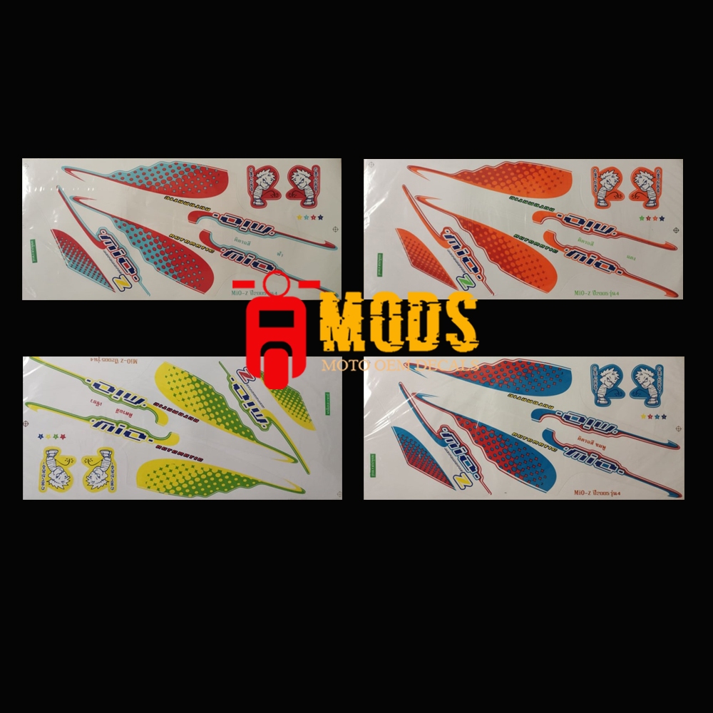 YAMAHA MIO-Z/ AMORE/ SPORTY ORIGINAL THAILAND MADE #05 Stock Decal ...