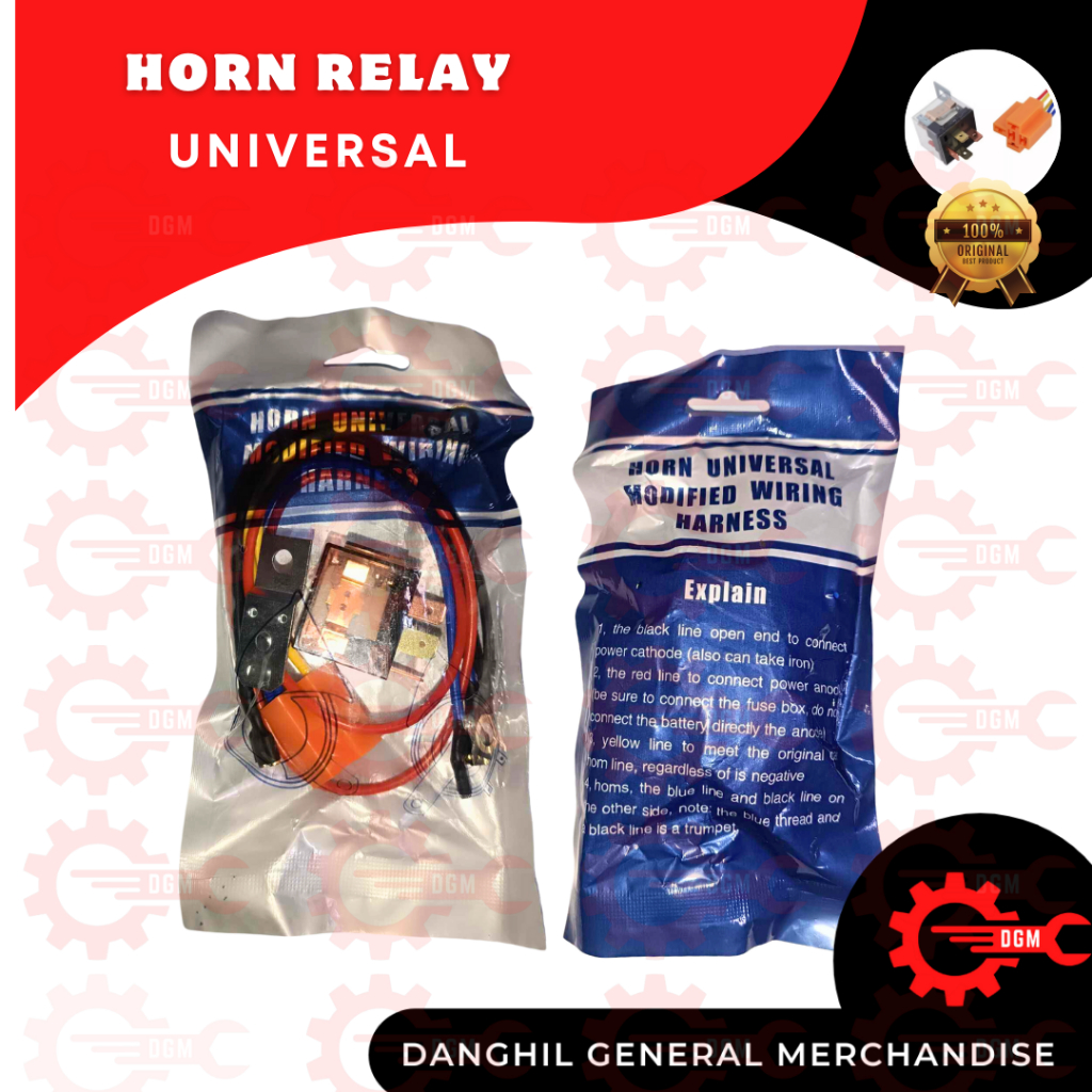 CLASS A Horn Relay & Socket Set Universal Modified Wiring Harness ...