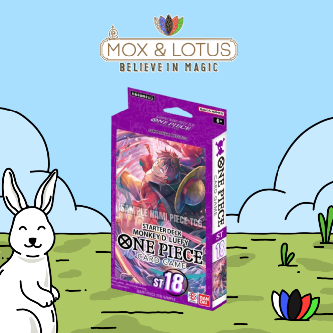 One Piece TCG Starter Deck - Purple Monkey.D.Luffy ST-18 (ENGLISH) | Shopee Philippines