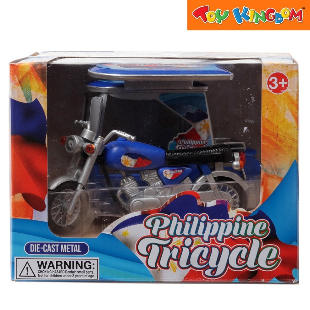 PhilCraft Philippine Tricycle Blue 5 inch Die-cast Vehicle | Shopee ...