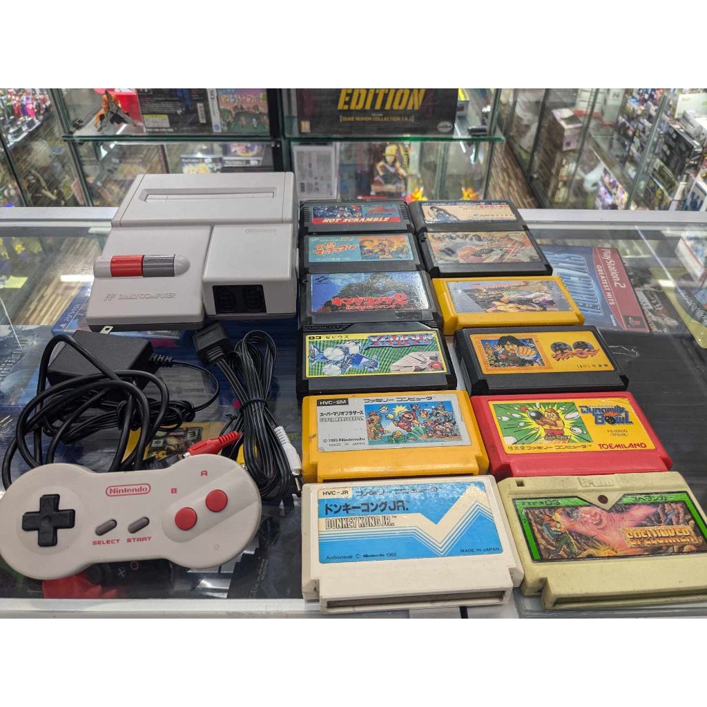 Original Nintendo AV Famicom Console Bundle #21 | Shopee Philippines