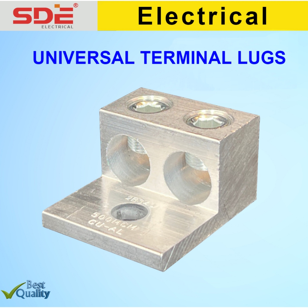 Mechanical Terminal Lugs Copper Aluminum (2HOLE) 2B Series | Shopee ...