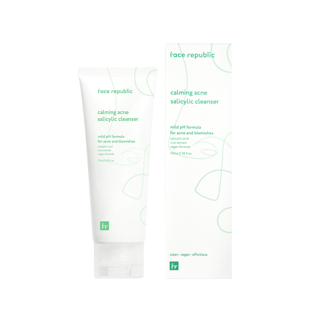 Face Republic Calming Acne Salicylic Cleanser 100mL [Oily, Sensitive ...