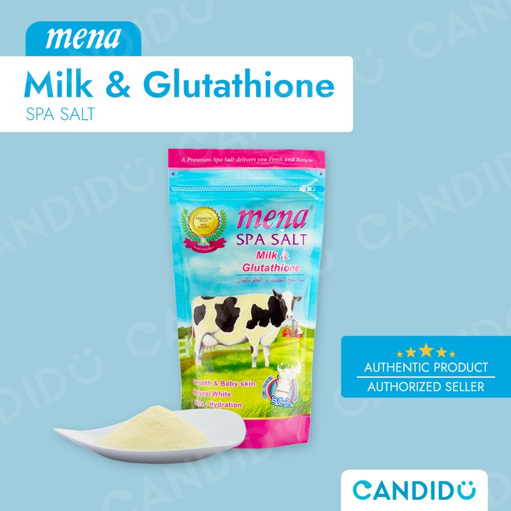 Mena Milk and Glutathione Whitening Salt Spa 350g Premium Quality ...