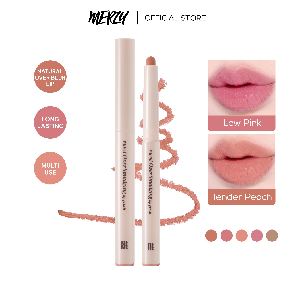 Merzy Mood Over Smudging Lip Pencil Collection | Shopee Philippines