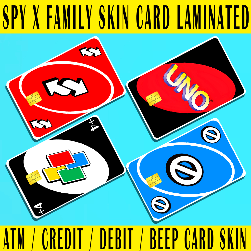 UNO CARDS - (SKIN CARD STICKER) ATM/CREDIT/DEBIT/BEEP (SKIN CARD ...