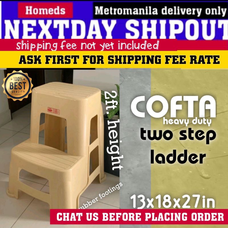 quality two step ladder ev | Shopee Philippines