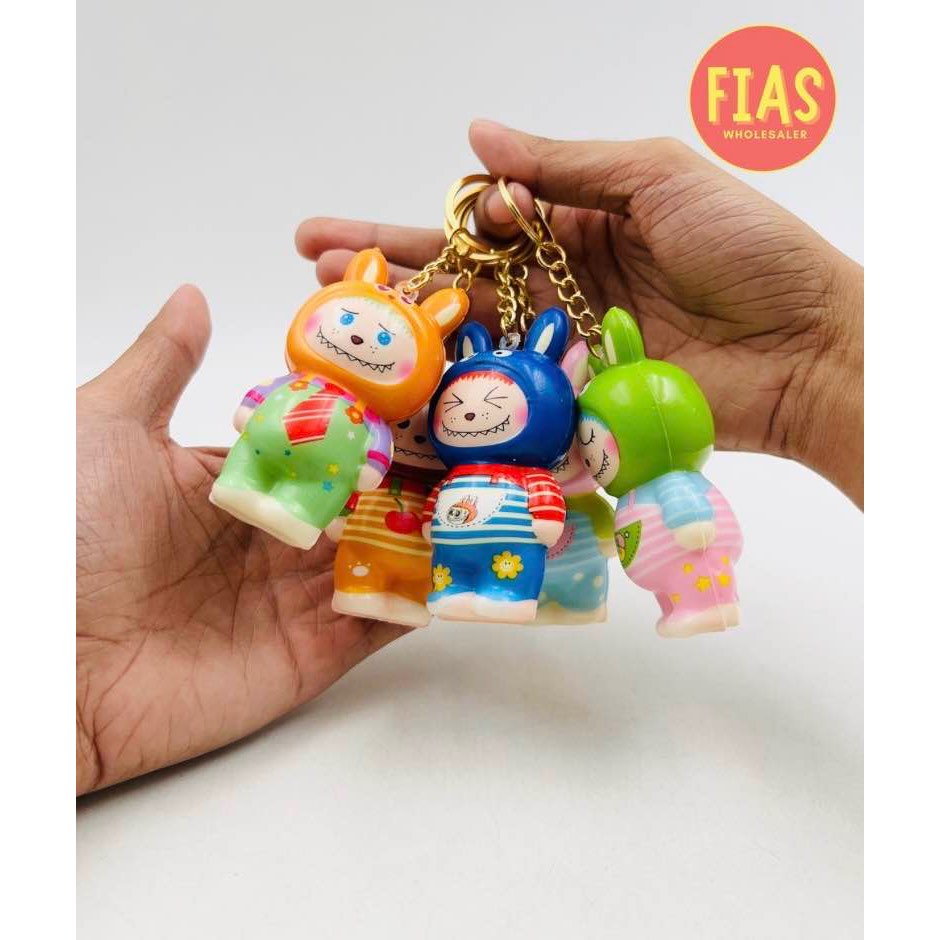 Mini Labubu Keychain Sold per piece assorted design HC383 | Shopee ...