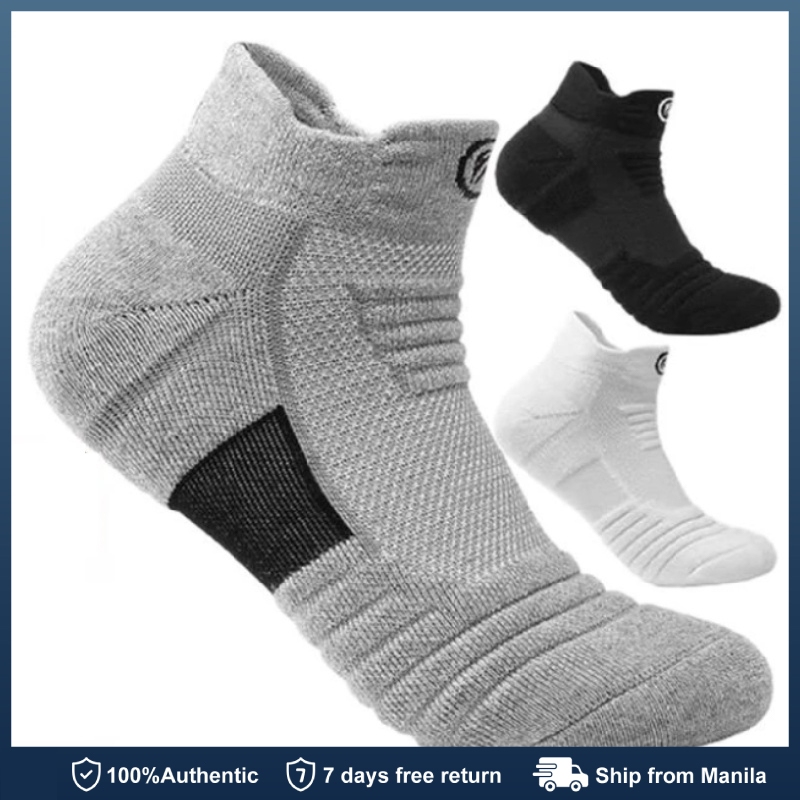 【Thickened】Sports Socks Men Running Basketball Breathable Anti Slip ...