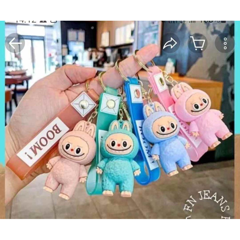 Labubu labubu Little Sheep Keychain Cute Cartoon Doll Bag Pendant Hot ...