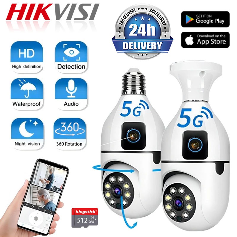 Hikvision 40MP UHD CCTV Camera Infrared Night Vision Auto Tracking ...