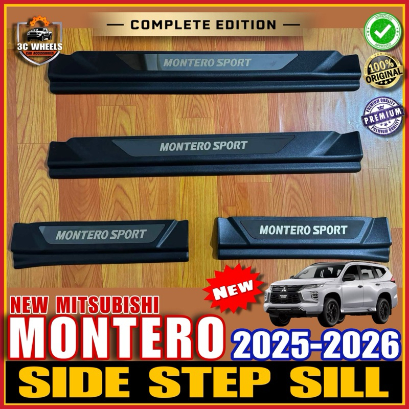 NEW MITSUBISHI MONTERO SPORT 2025-2026 SIDE STEP SILL | Shopee Philippines