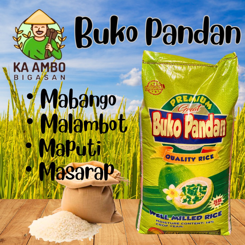 BUKO PANDAN RICE 10KG, 25KG | Shopee Philippines