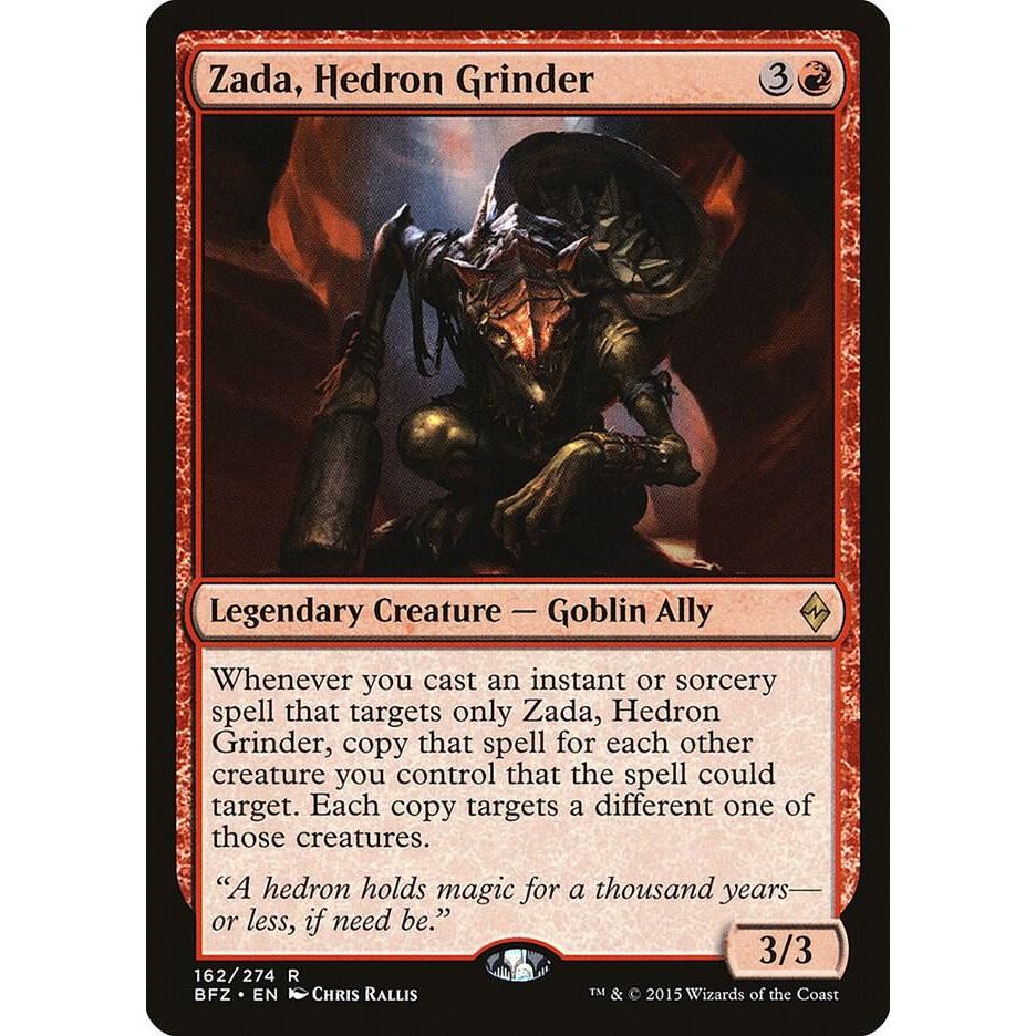 Magic the Gathering - Zada, Hedron Grinder - MTG Red - BFZ - NM - (_RAS ...