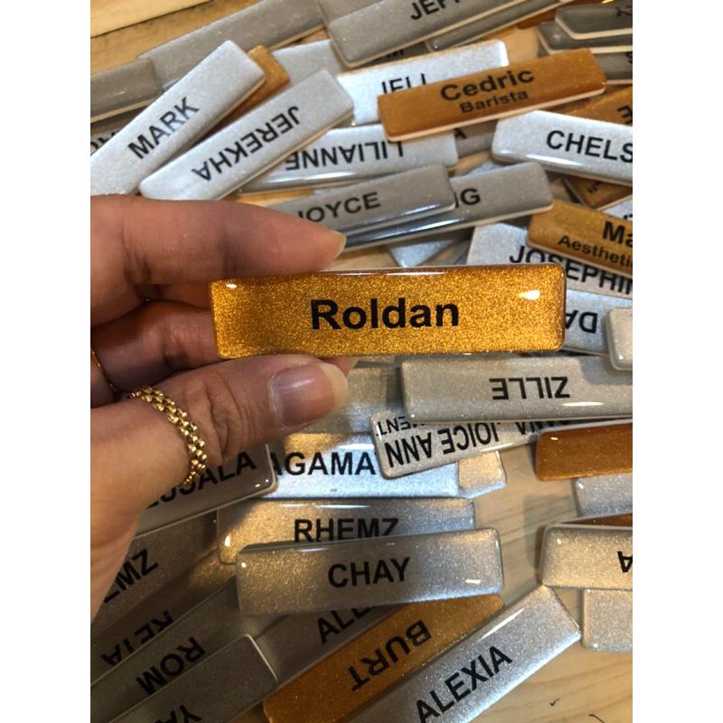 COD Customized Magnetic Nameplate Nametag | Shopee Philippines