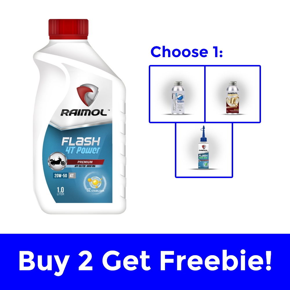NEW RAIMOL FLASH 4T POWER 1L 20W50 SG CD 4 STROKE MOTORCYCLE ENGINE OIL ...