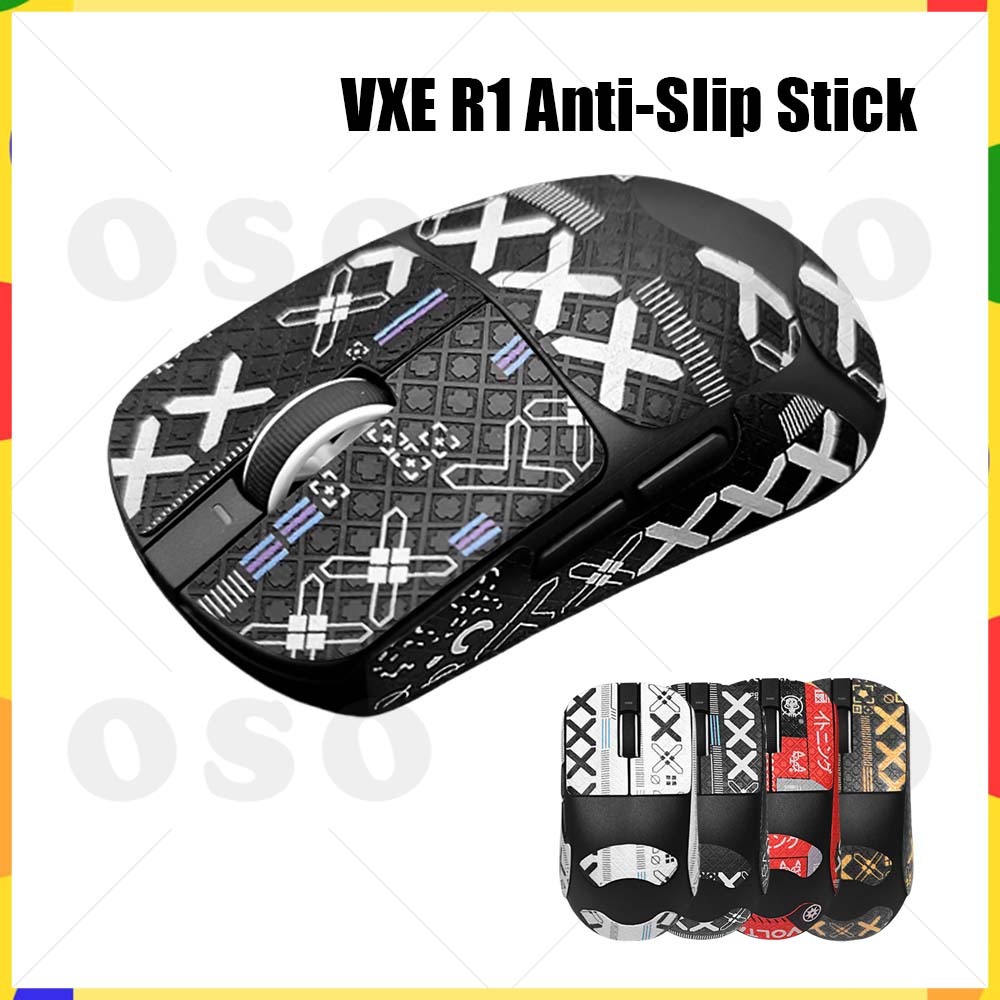 VXE Dragonfly R1 Mouse Grip Tape Super thin Mouse Skin DIY Sticker For ...