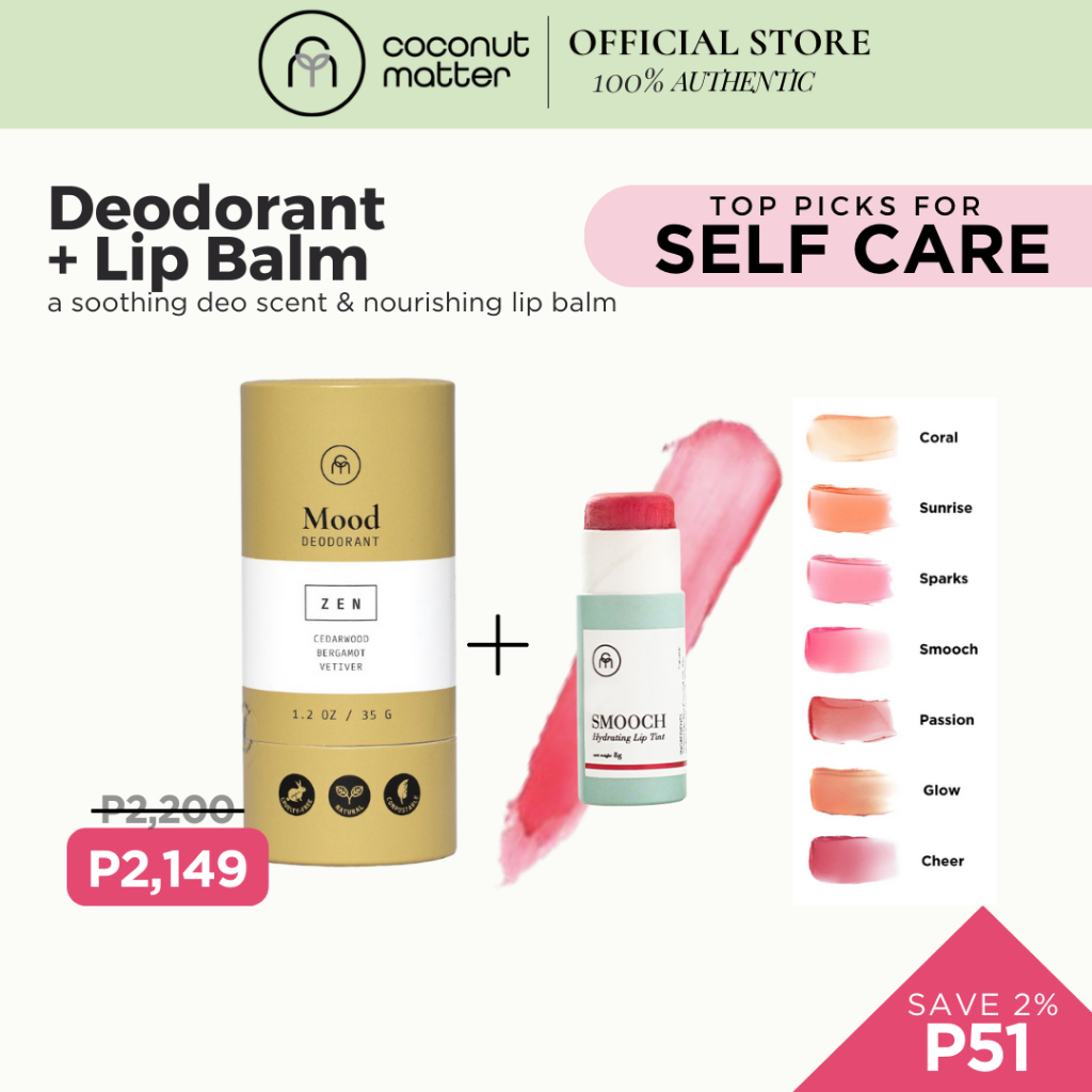 Coconut Matter Mom's Self Care MOOD Zen + Lip Balm Pack | Shopee ...