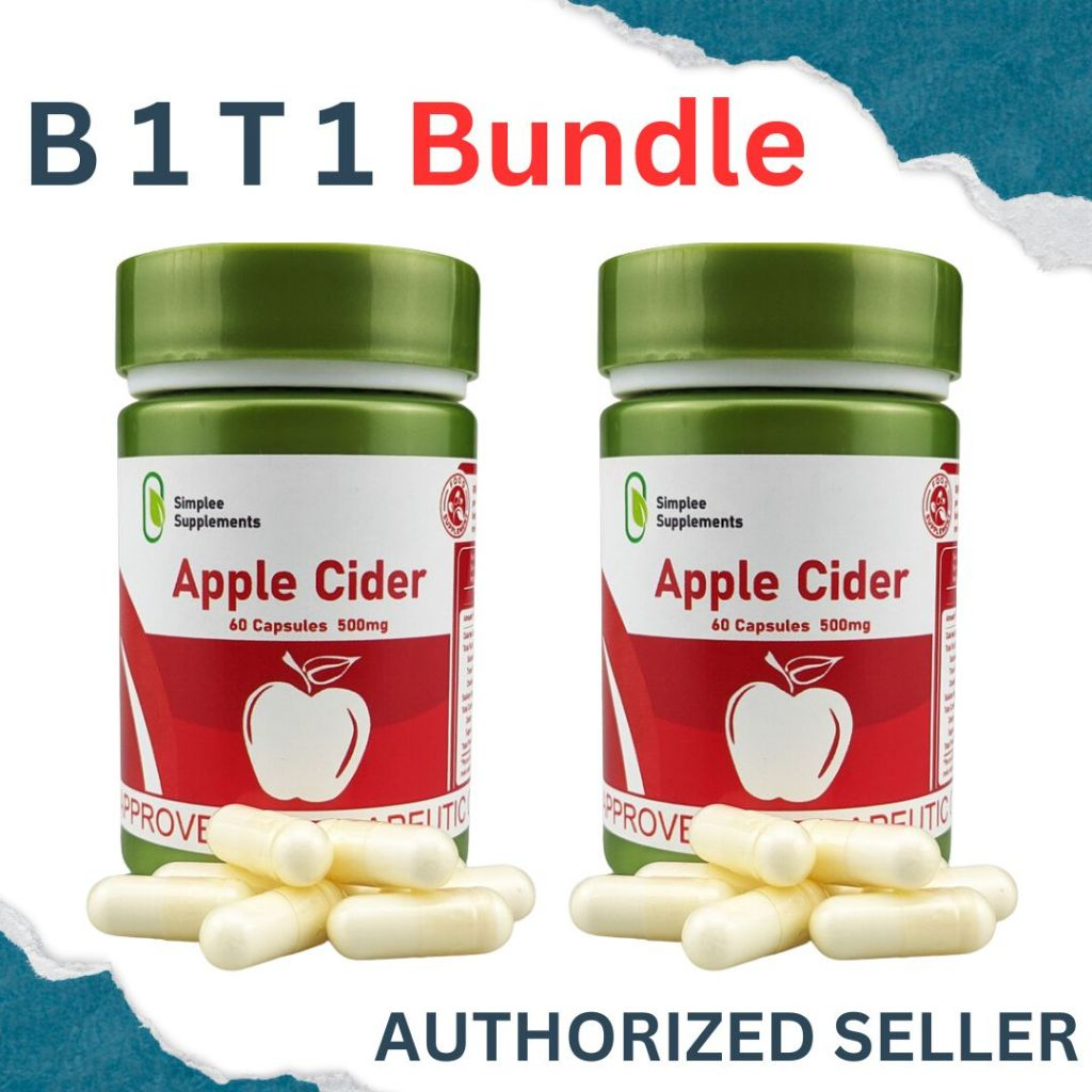 Simplee B1T1 Apple Cider Capsules Supplement 120 pcs | Shopee Philippines
