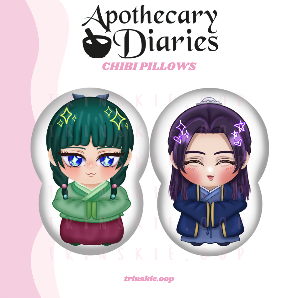 THE APOTHECARY DIARIES Anime Chibi Plushie | PREMIUM PILLOWS ( maomao ...