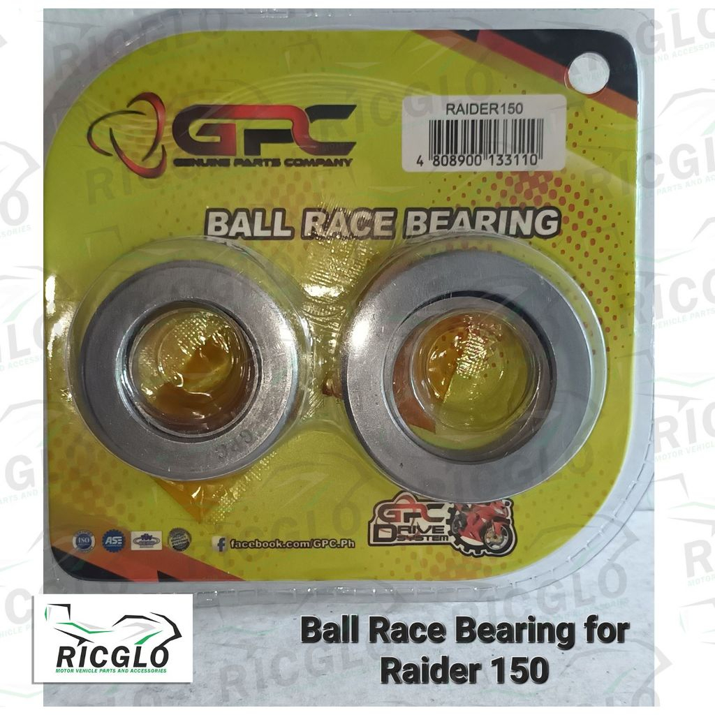 GPC BALL RACE BEARING FOR RAIDER 150 | Shopee Philippines