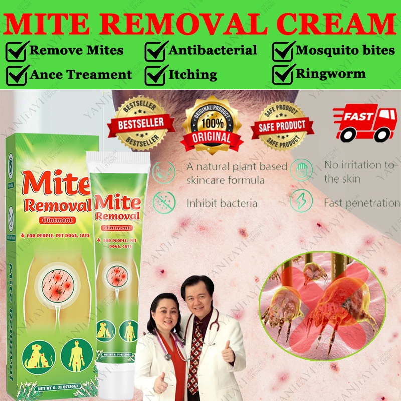 Mite Removal Cream Antibacterial Herbal Ointment Effective Itching Anti ...