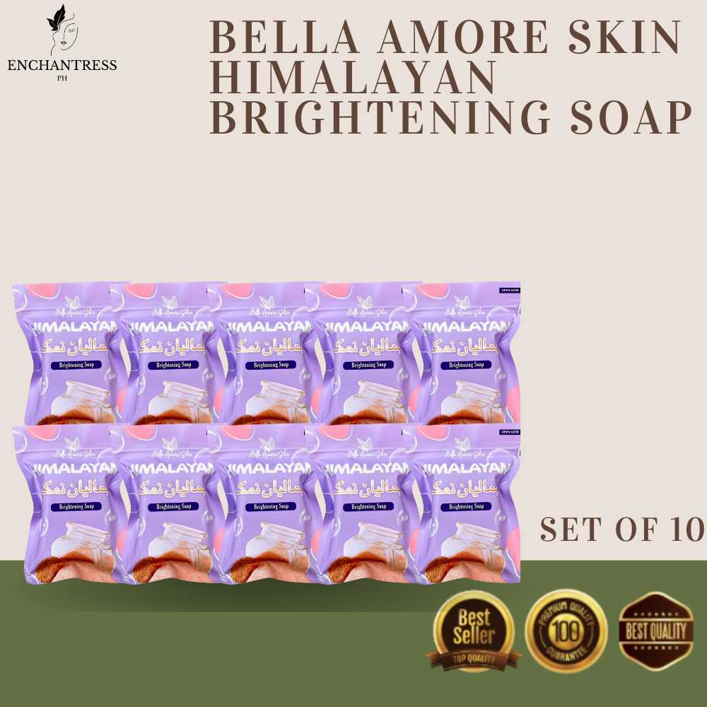 SET OF 10 Himalayan Brightening Healing Soap by Bella Amore Skin ...