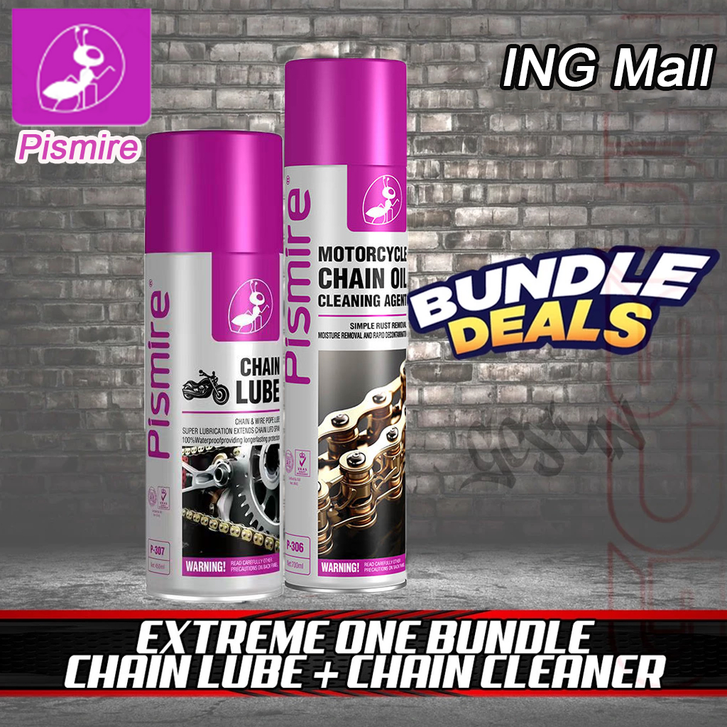 Pismire Chain lube Chain Cleaner Maintenance Kit Premium Quality Effective Rust Remover Bicycle ...