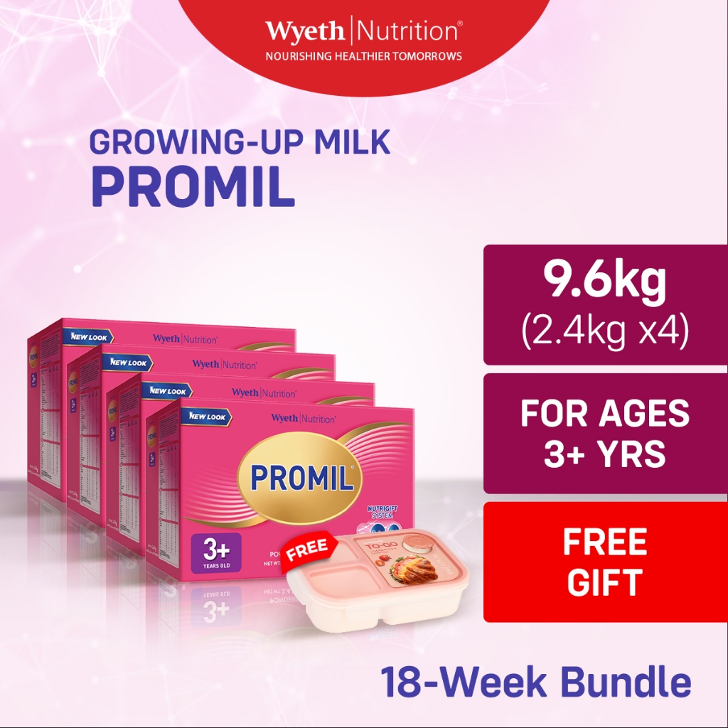 PROMIL FOUR Powdered Milk Drink for Over 3 Years Old 9.6kg (2.4kg ...