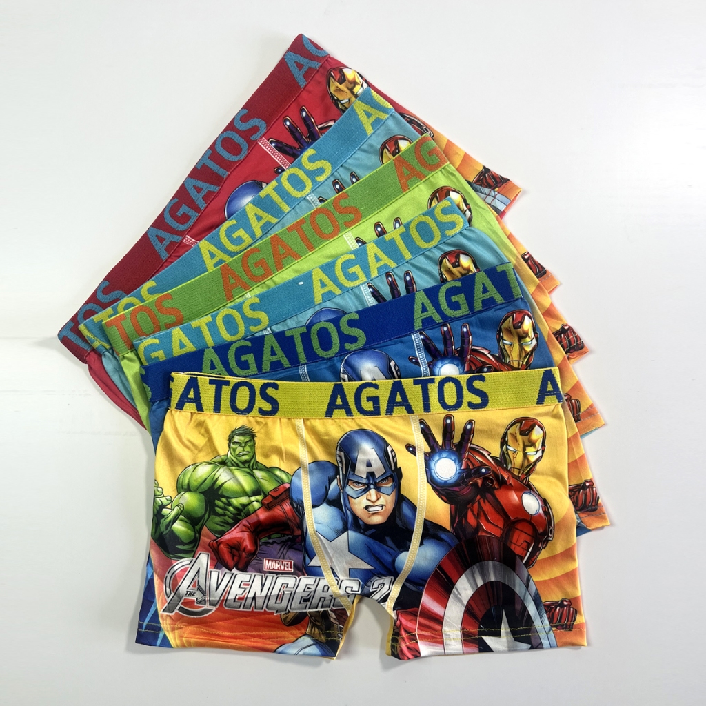 #12&6pcs Kids Anthony 2-9yrs size Boxer Short Kid's Brief Boy's ...