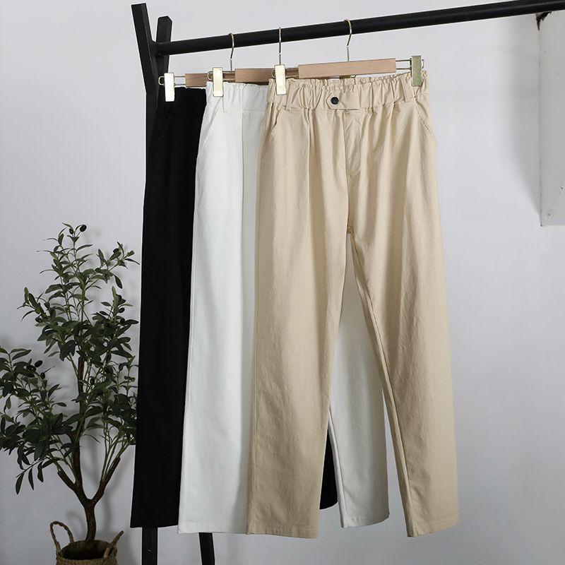 candy pants with button for women stretchable plain pants | Shopee ...