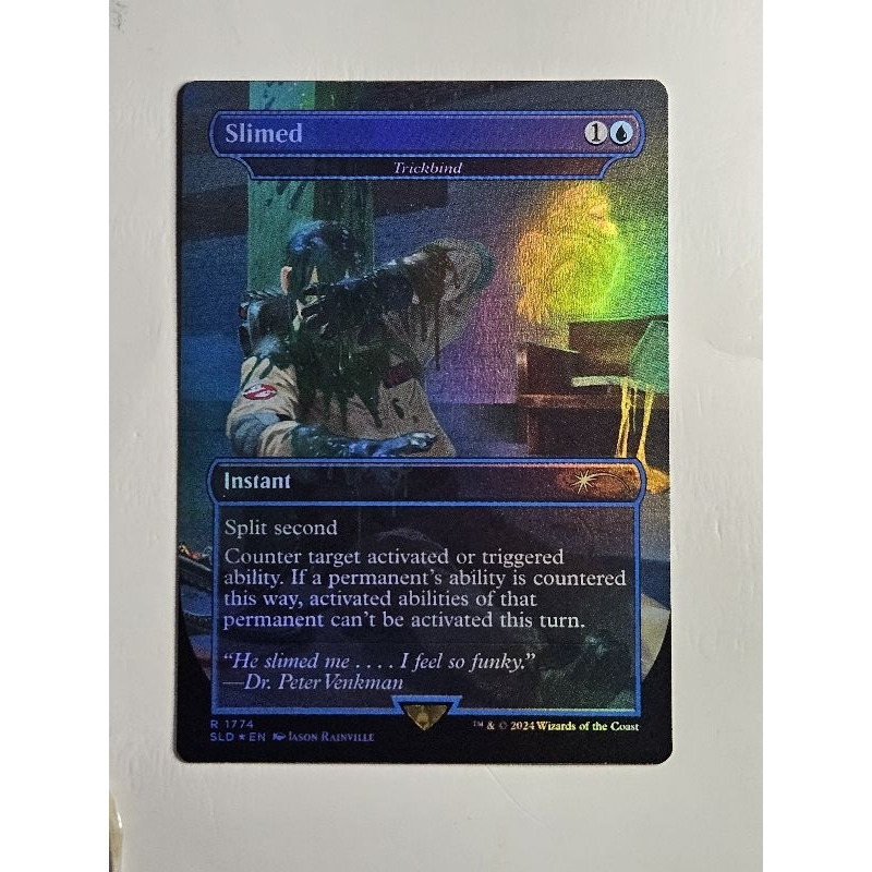 Slimed Trickbind foil Ghost Busters: Slimer Secret Lair Drop SLD MTG ...