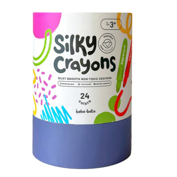 Bebebata Silky Crayons (24 crayons) | Shopee Philippines