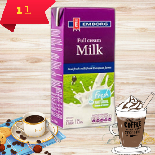 Emborg Full Cream Milk 1L - Rich, Creamy Milk for Every Meal! | Shopee ...
