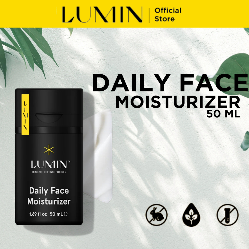 Lumin Skin Daily Face Moisturizer for Men - Hydrating, Lightweight, All ...