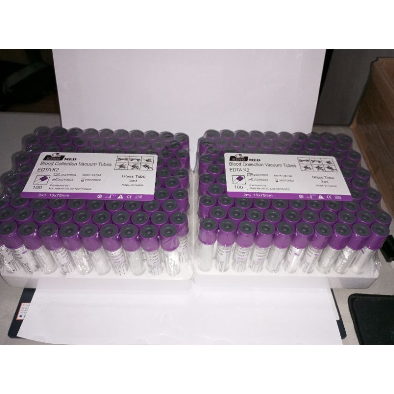 EDTA TUBE KINGMED 2ml/3ml | Shopee Philippines