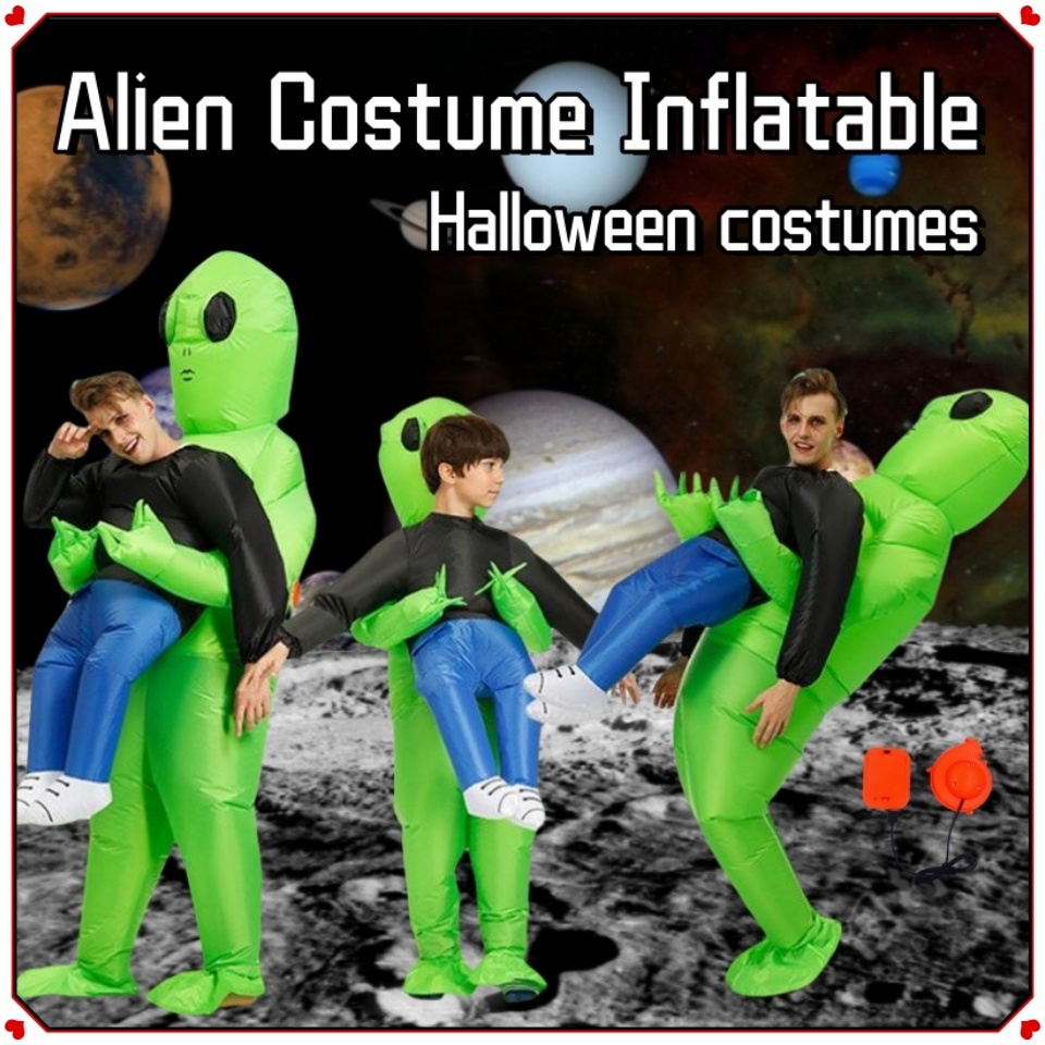 Halloween Costume Alien Clothing Inflatable Suit Adults and Kids ...