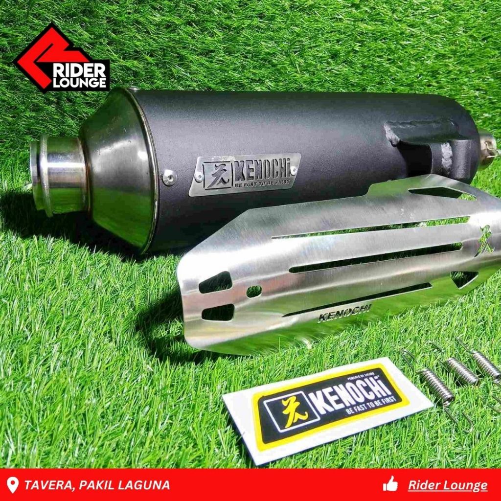 Rider Lounge KENOCHI PIPE V2 304 BLACK K2 W/ COVER | Shopee Philippines