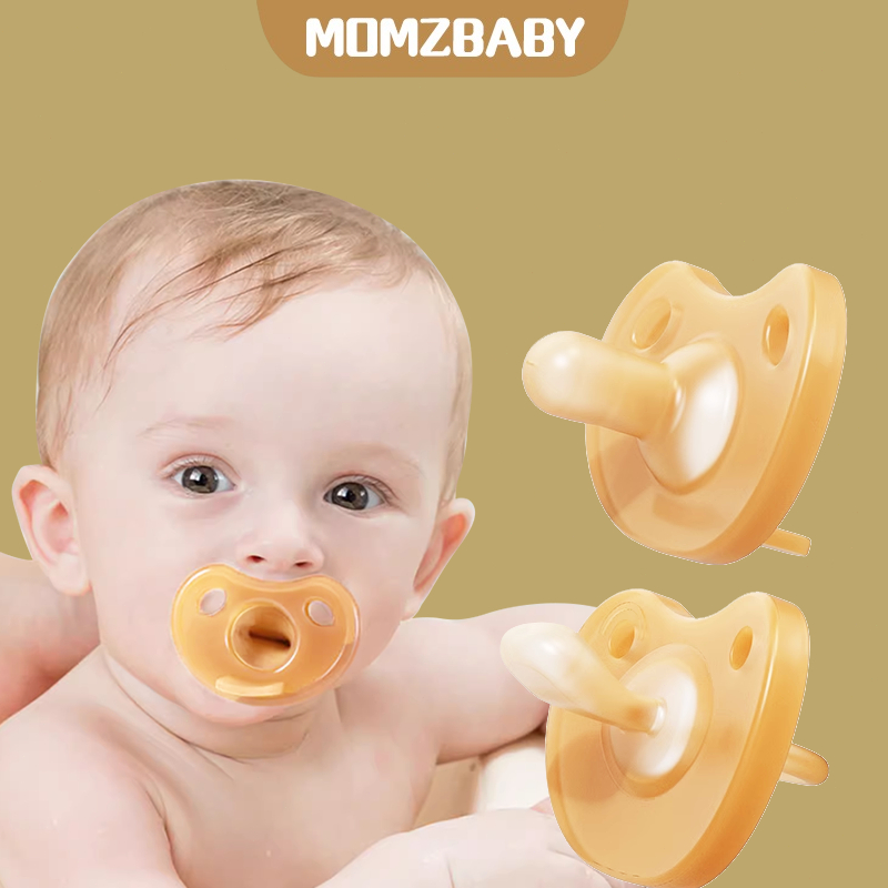 Baby Pacifier Super Soft Silicone Newborn Pacifier Anti-colic Pacifier ...