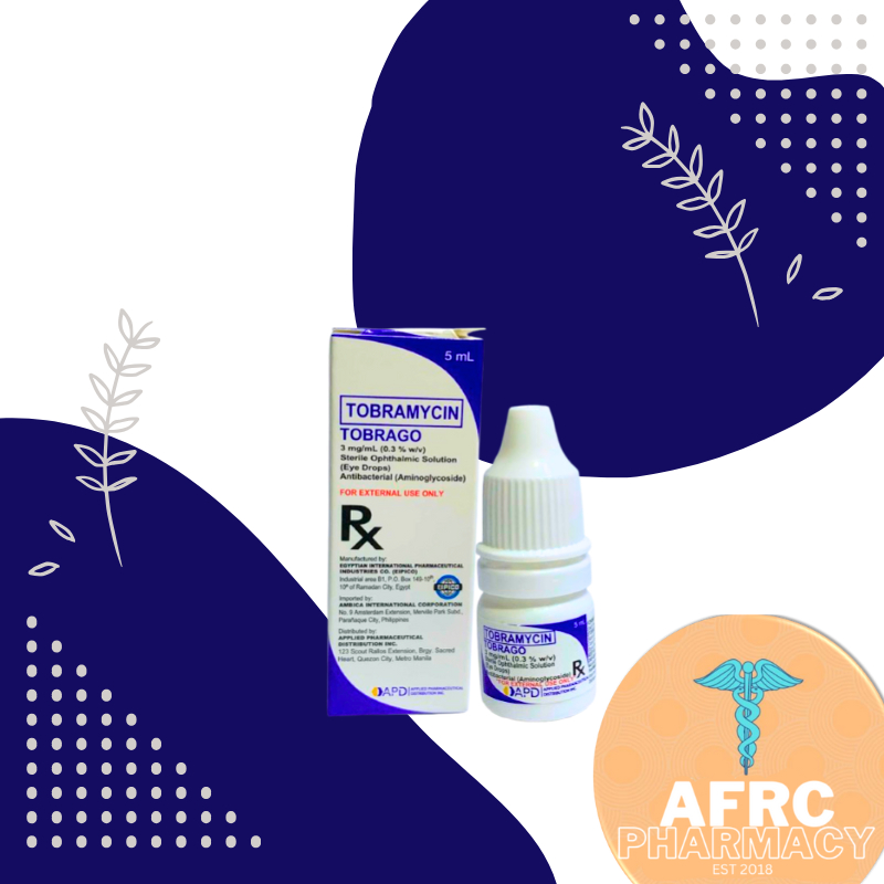 Tobra Tobrago Eye Drops 5mL For Pets Dogs Cats Chicken Rabbit Eye ...