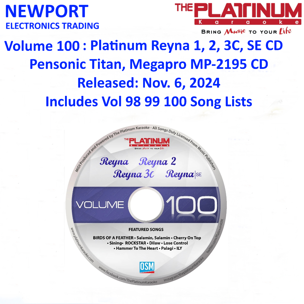 Vol. 100: Platinum Reyna 1, 2, 3C, SE DVD (Nov. 6, 2024 Release) | Shopee Philippines